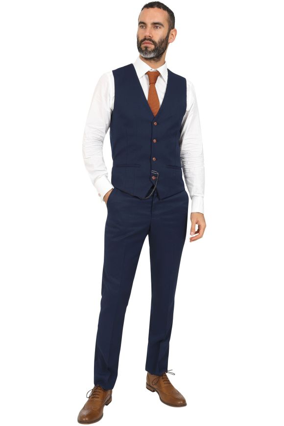 Marc Darcy Max Royal Blue Three Piece Suit
