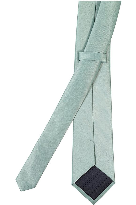 Plain duck egg blue satin classic mens tie. Free UK delivery